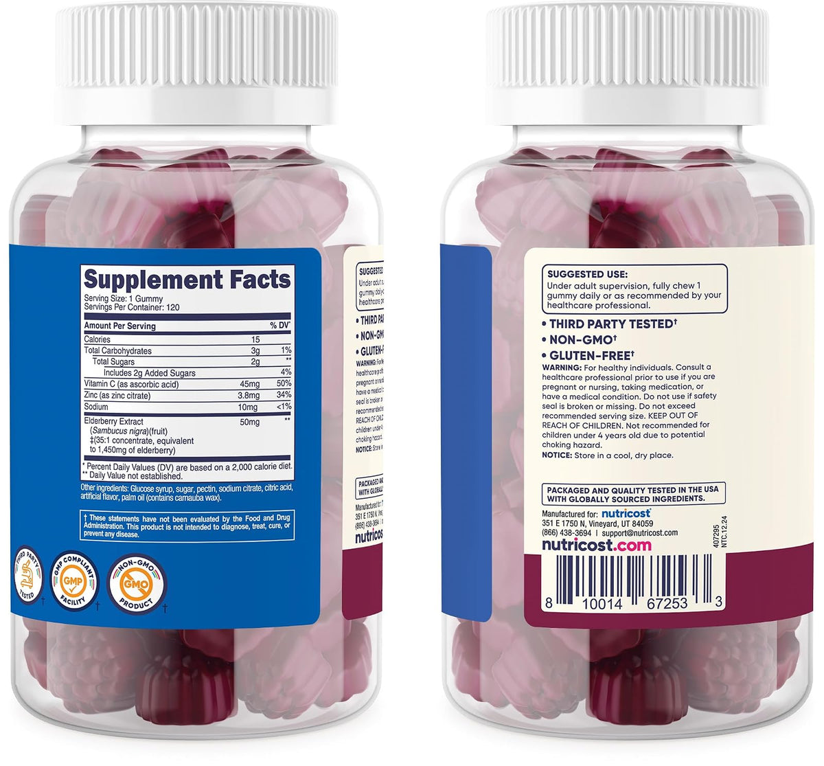 Nutricost kids gummies for healthy growth