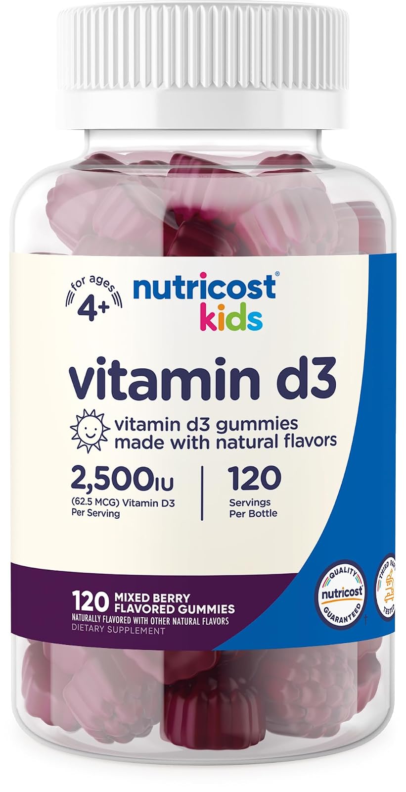 Nutricost Kids Vitamin D3 gummies