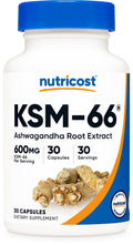 Nutricost KSM-66 ashwagandha capsules