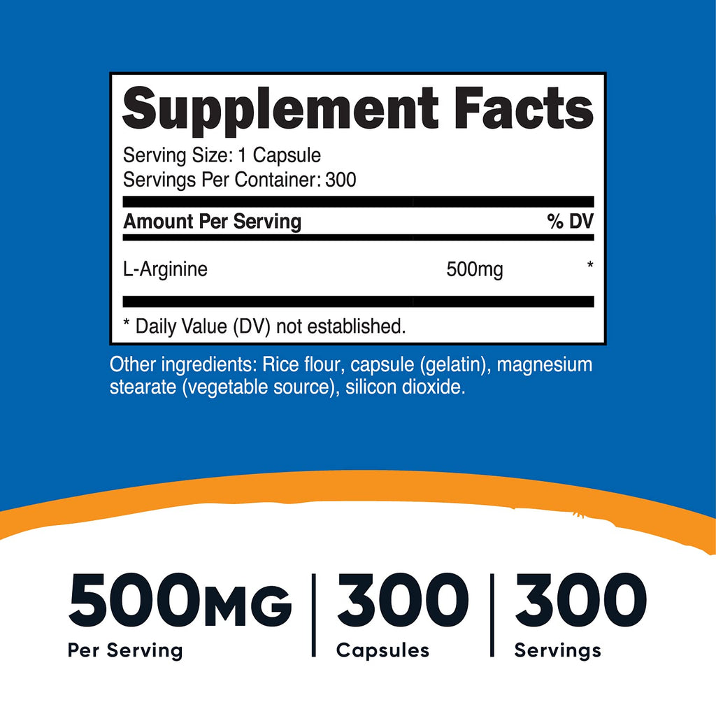 Nutricost l-arginine for muscle recovery
