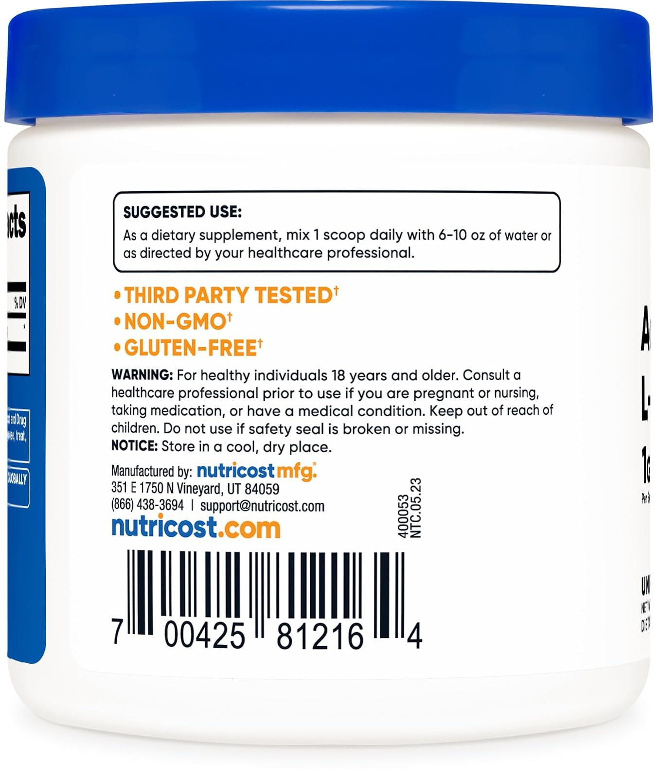 Nutricost l-carnitine for cognitive support