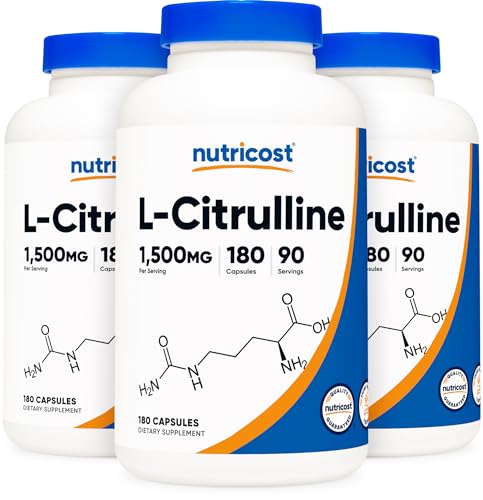 Nutricost L-Citrulline 750 mg capsules