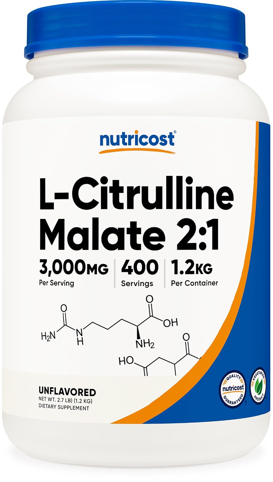 Nutricost L-Citrulline Malate powder for energy