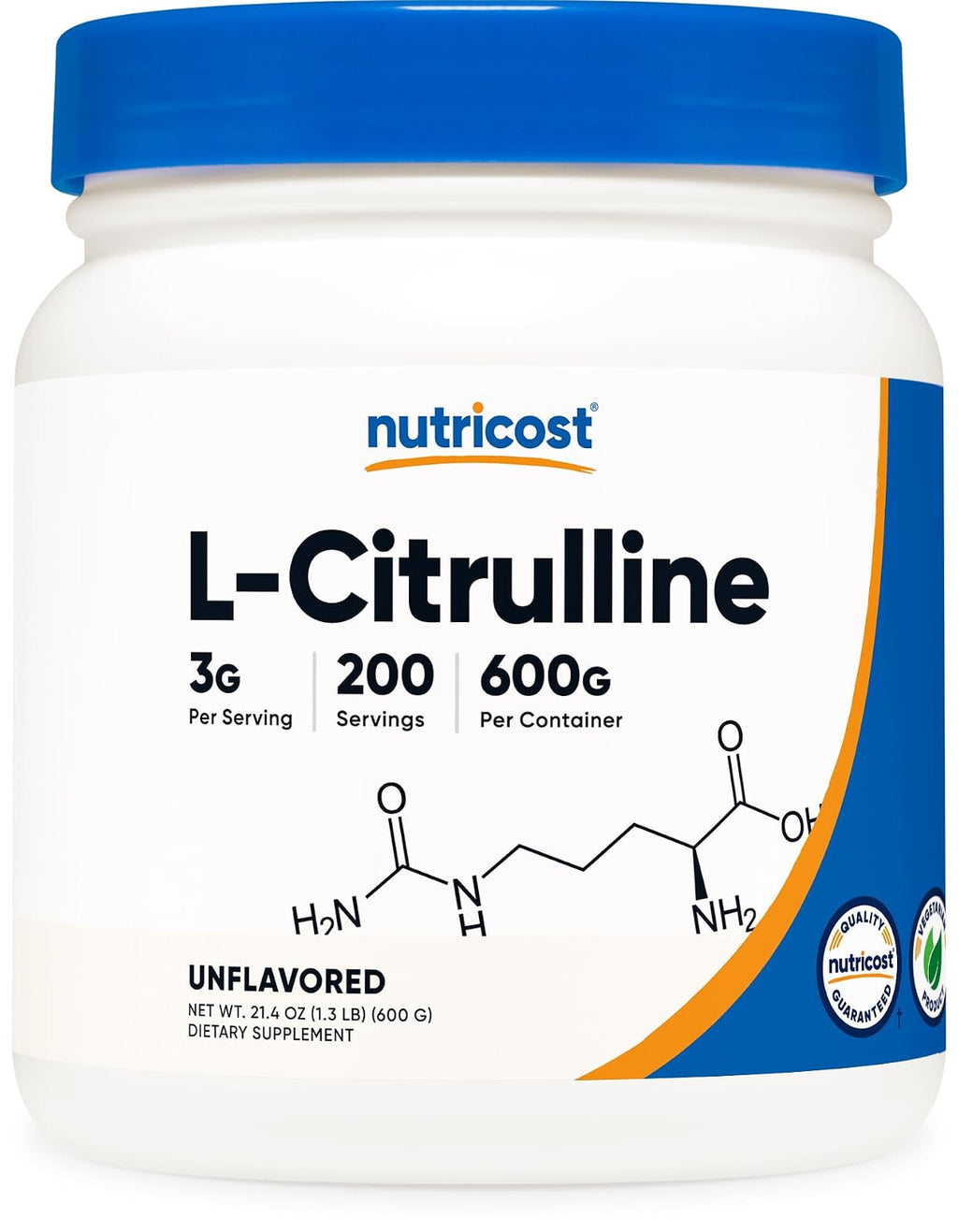 Nutricost L-Citrulline Powder for pre-workout