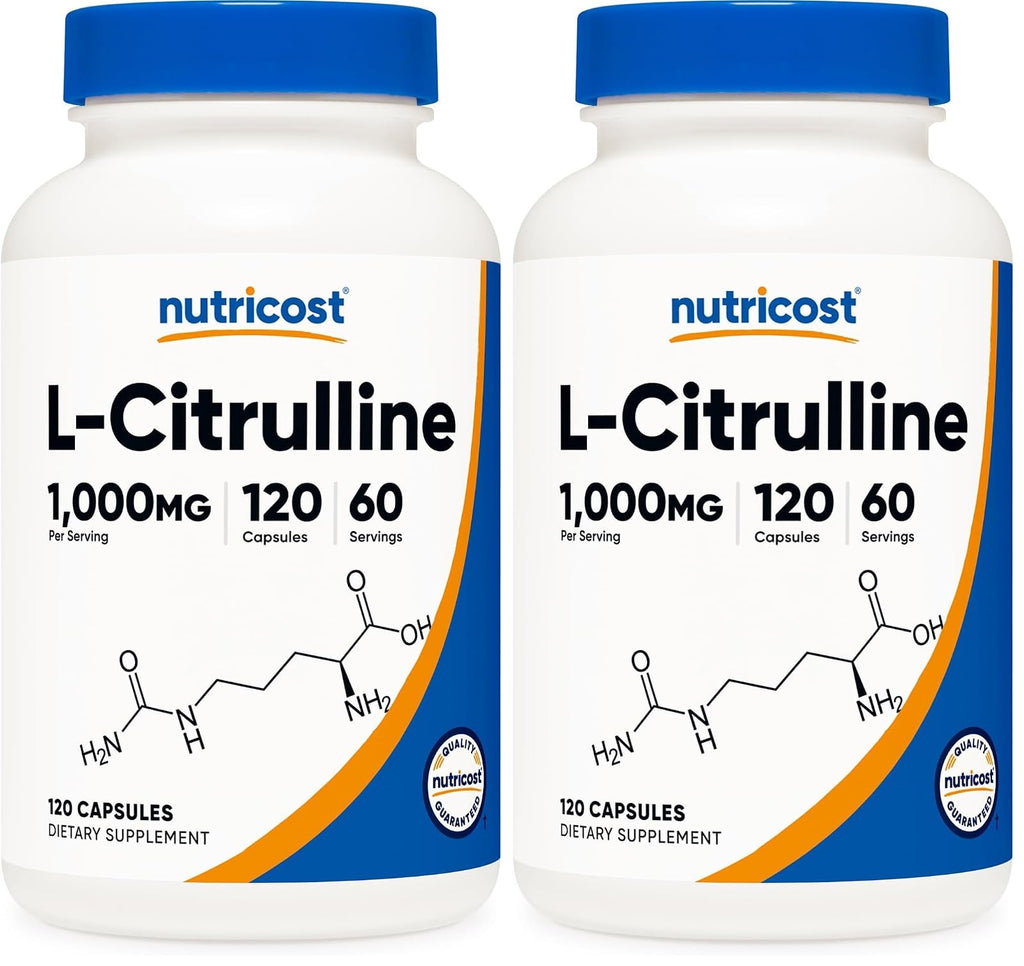 Nutricost L-Citrulline pre-workout capsules
