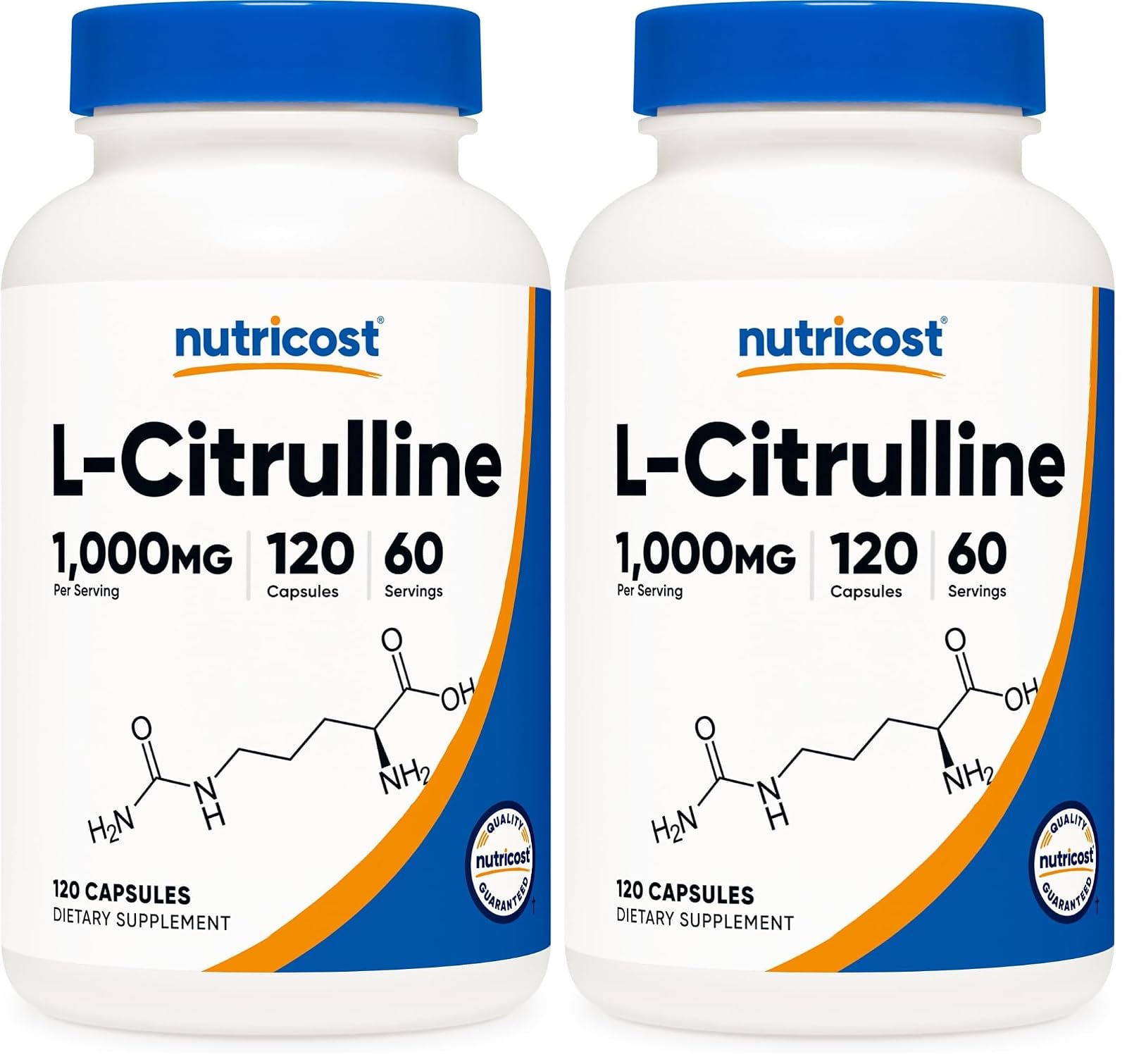 Nutricost L-Citrulline pre-workout capsules