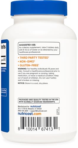 Nutricost L-Citrulline supports nitric oxide
