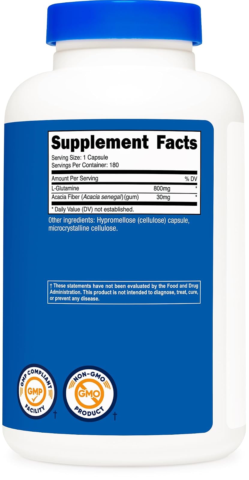 nutricost l-glutamine 800 mg