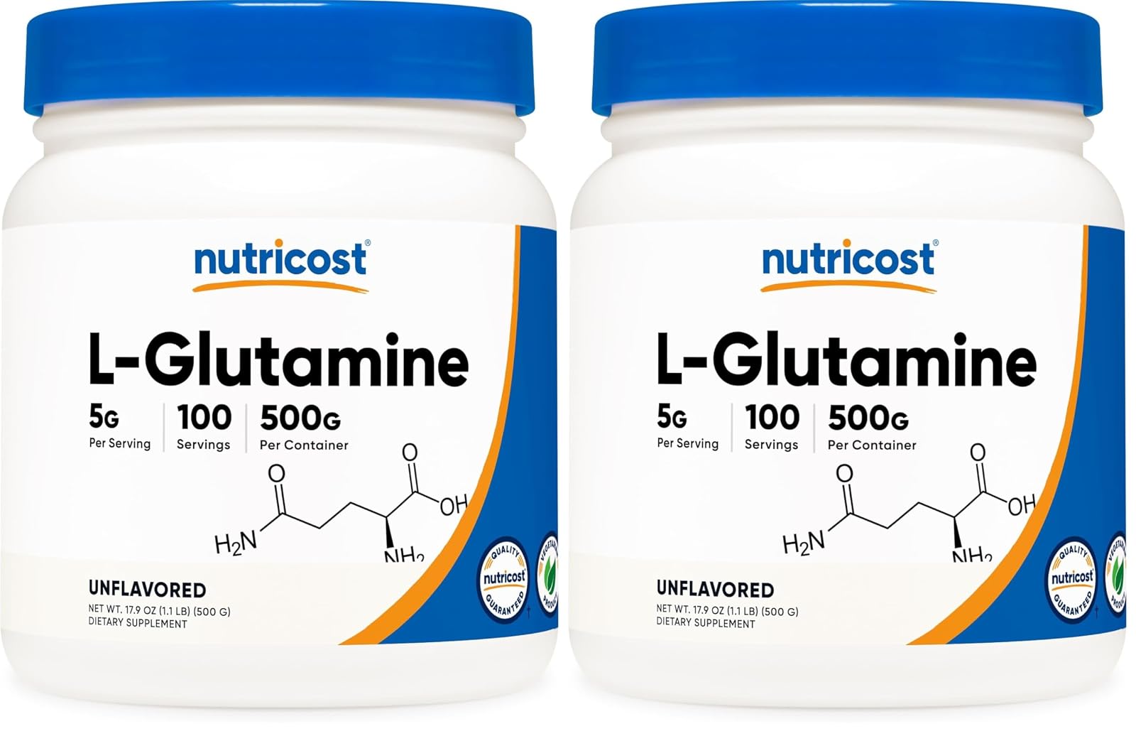 Nutricost l-glutamine powder for recovery