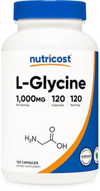Nutricost L-Glycine 1000 mg capsules