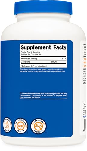 Nutricost L-Isoleucine for fitness enthusiasts