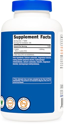 Nutricost L-Lysine for overall health