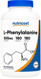 Nutricost L-Phenylalanine 500 mg capsules
