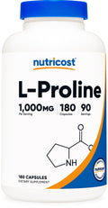 Nutricost L-Proline capsules for adults