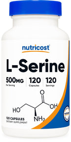 Nutricost L-Serine 500 mg capsules