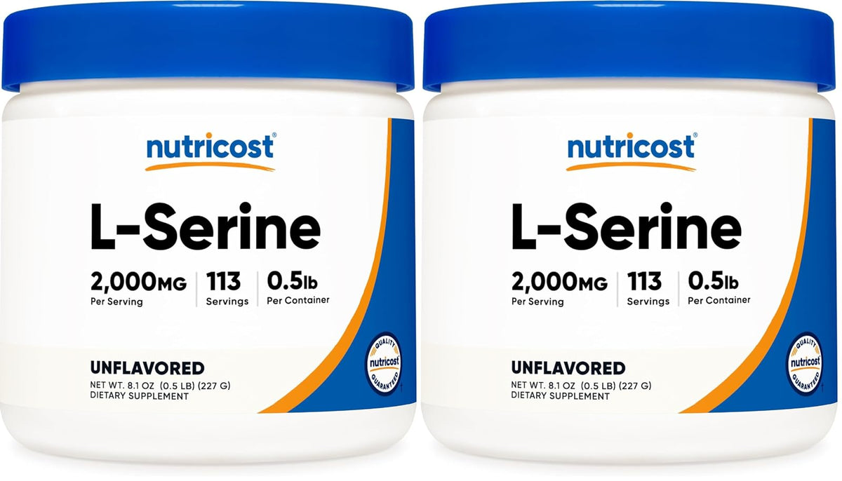 Nutricost L-Serine powder for muscle recovery