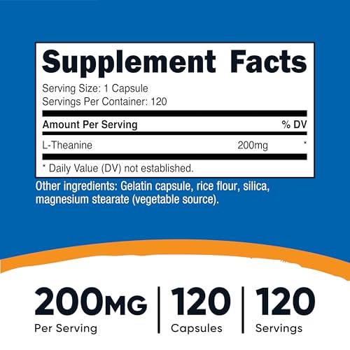 Nutricost l-theanine 200 mg dosage