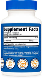 Nutricost L-Theanine natural sleep aid