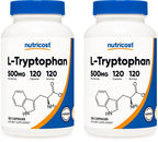 Nutricost L-Tryptophan 500 mg capsules