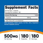 Nutricost l-tyrosine for focus