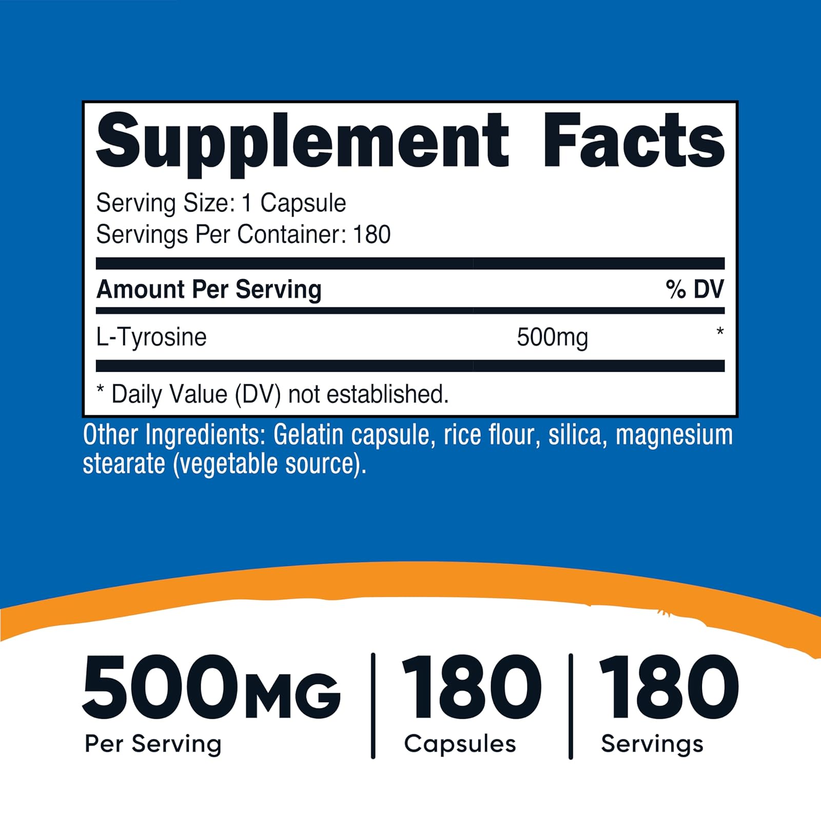 Nutricost l-tyrosine for focus