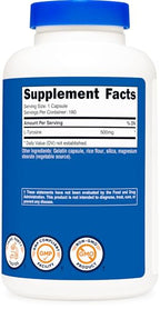 Nutricost L-Tyrosine for stress relief