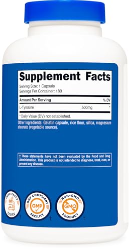 Nutricost L-Tyrosine for stress relief
