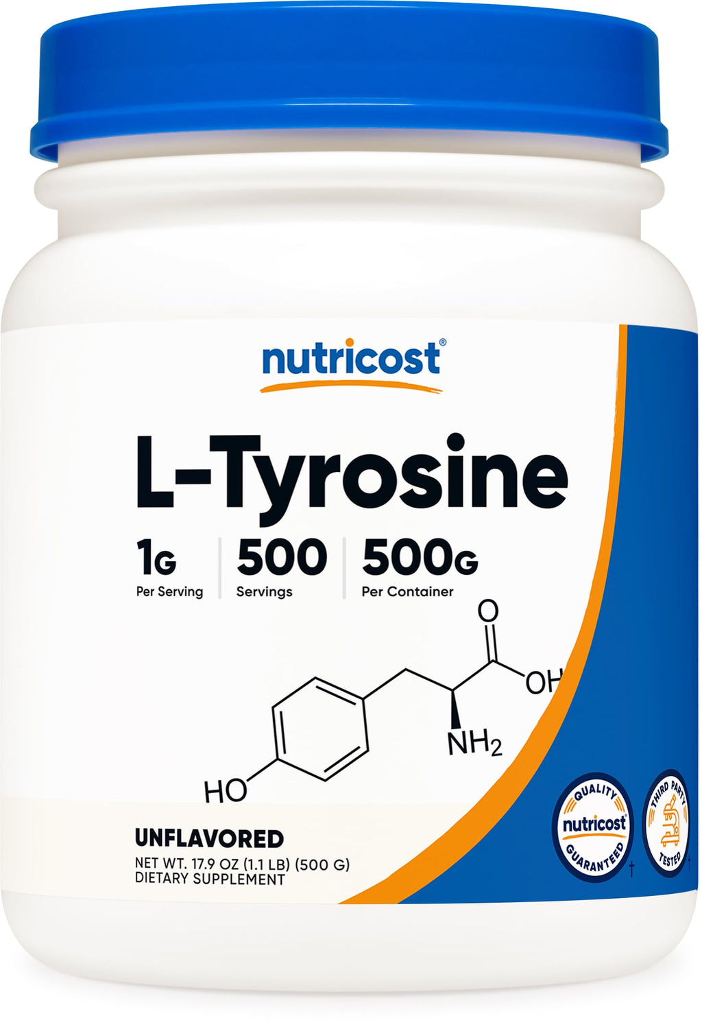 Nutricost L-Tyrosine Powder benefits