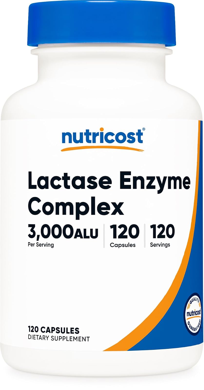 Nutricost lactase enzyme complex capsules