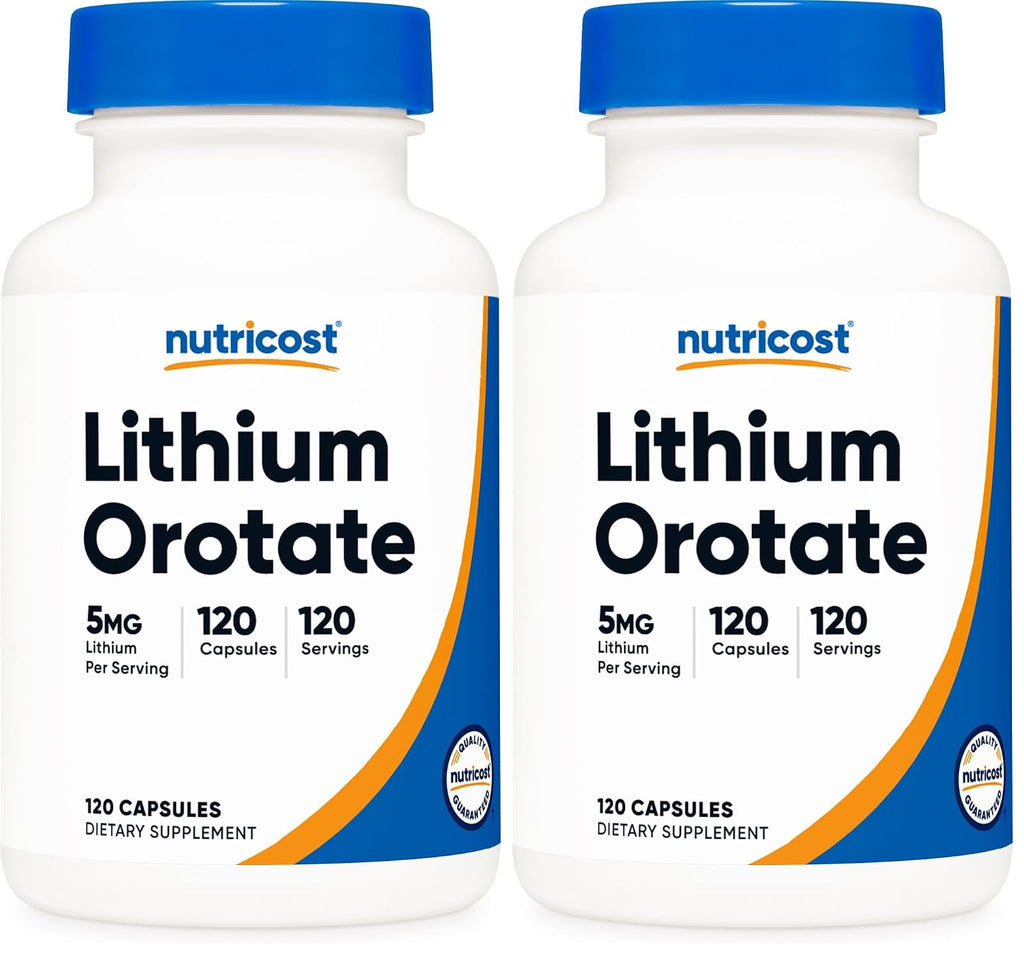 Nutricost Lithium Orotate 5 mg capsules