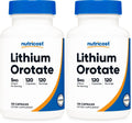 Nutricost Lithium Orotate 5 mg capsules