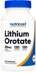 Nutricost Lithium Orotate capsules for mood support