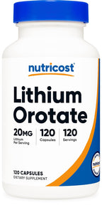 Nutricost Lithium Orotate capsules for mood support