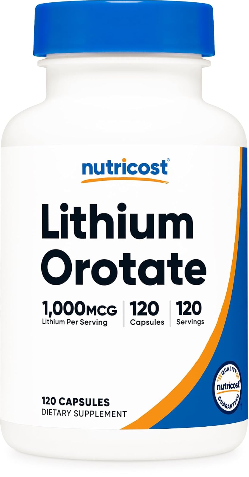 Nutricost Lithium Orotate capsules for mood support