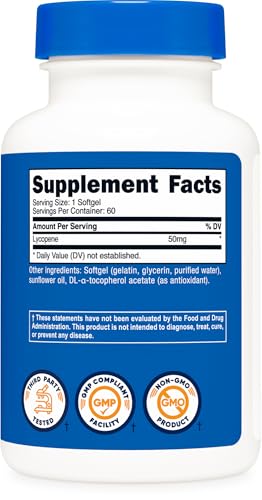 Nutricost lycopene for healthy aging