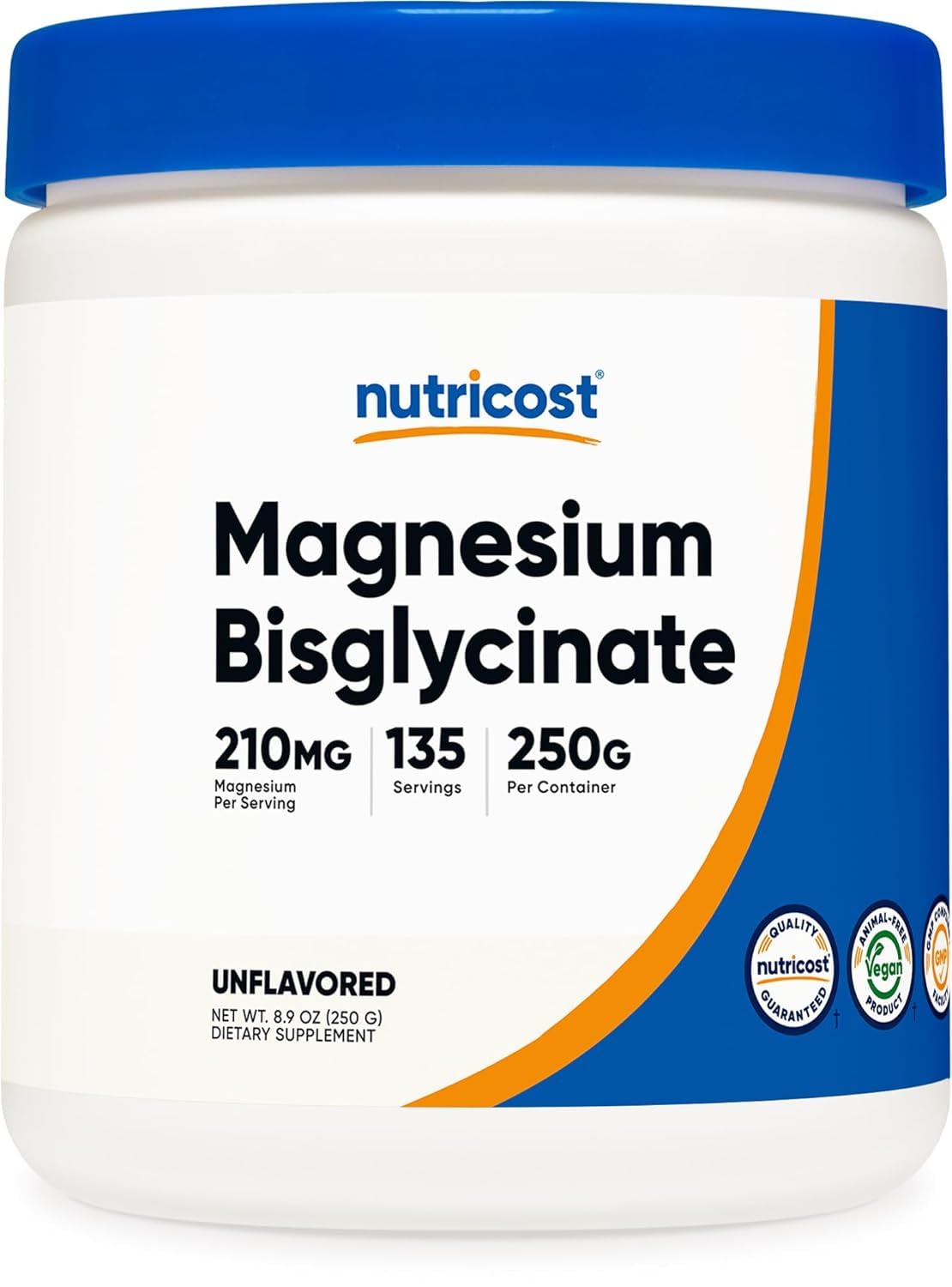 Nutricost magnesium bisglycinate powder supplement
