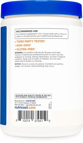 Nutricost magnesium citrate for muscle recovery