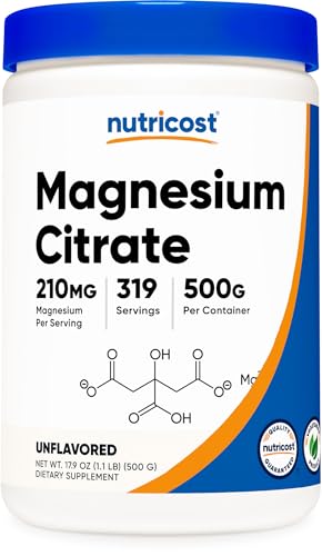 Nutricost magnesium citrate powder supplement