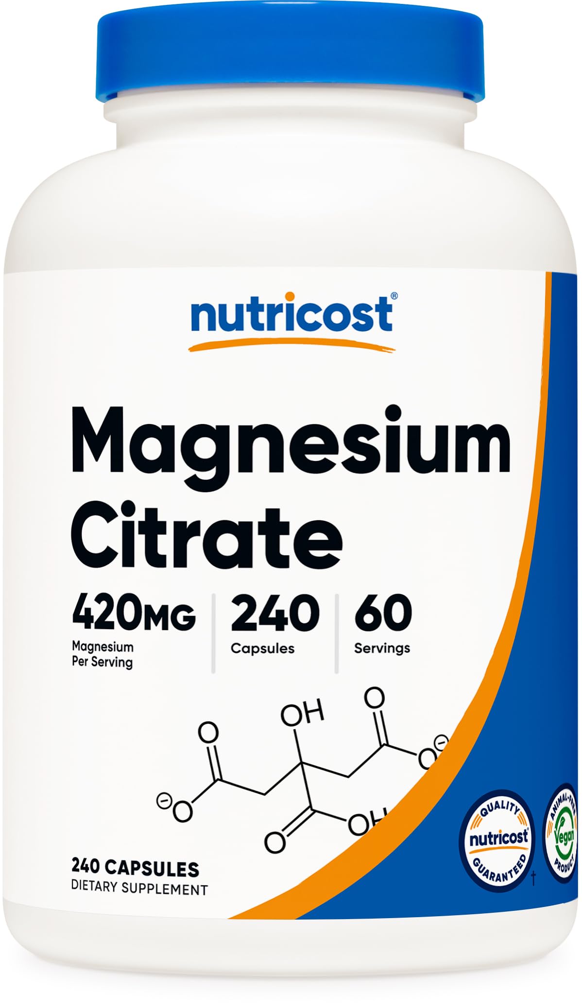 Nutricost magnesium citrate veggie capsules