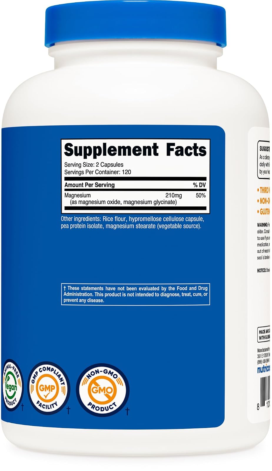 Nutricost magnesium for daily wellness