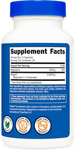 Nutricost magnesium for enhanced mood