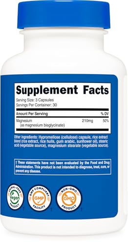 Nutricost magnesium for stress relief