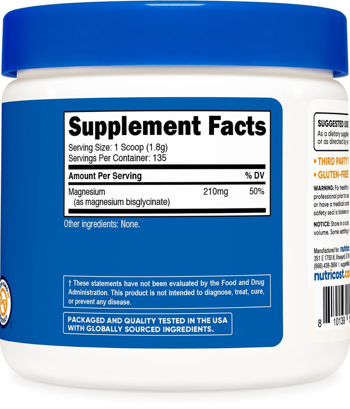 Nutricost magnesium glycinate health benefits