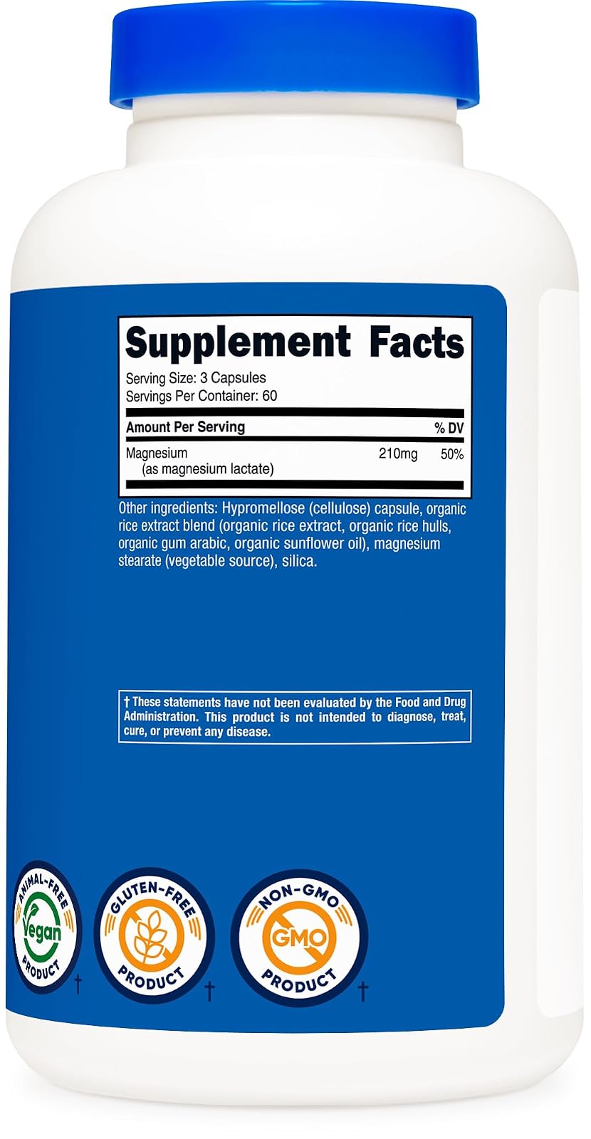 Nutricost magnesium lactate for daily health