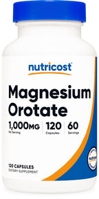 Nutricost magnesium orotate capsules