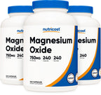 Nutricost magnesium oxide capsules for relaxation