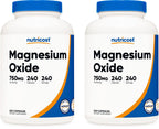 Nutricost magnesium oxide capsules for relaxation