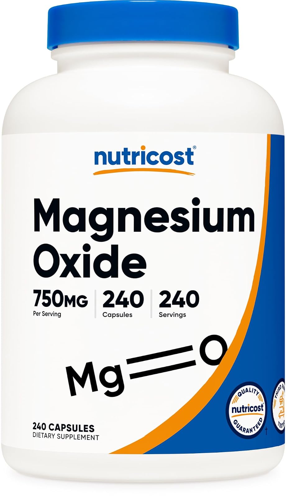 Nutricost magnesium oxide capsules for relaxation