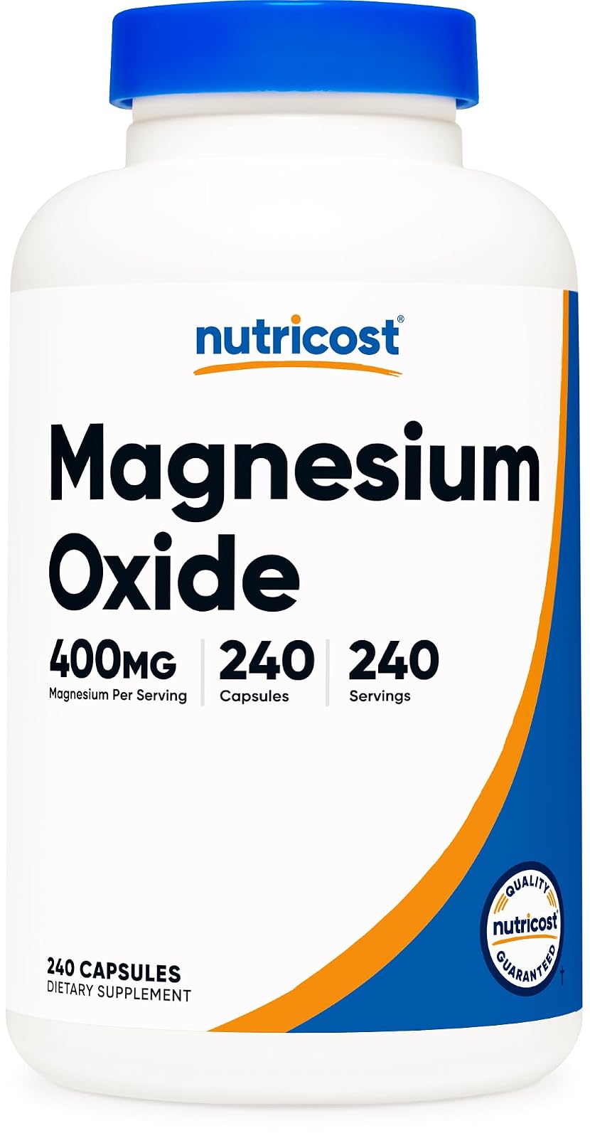 Nutricost magnesium oxide supplement capsules