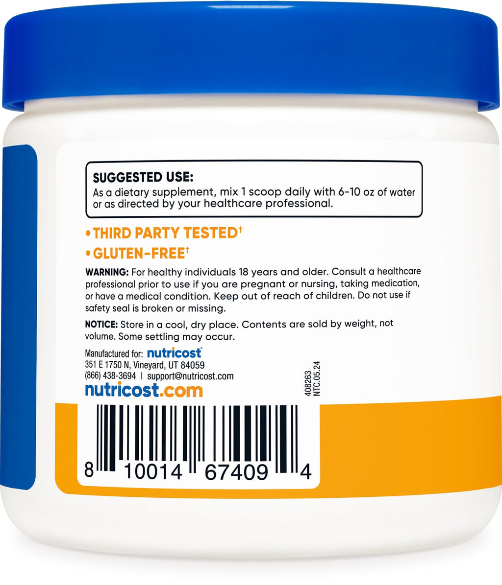 Nutricost magnesium supplement for energy boost